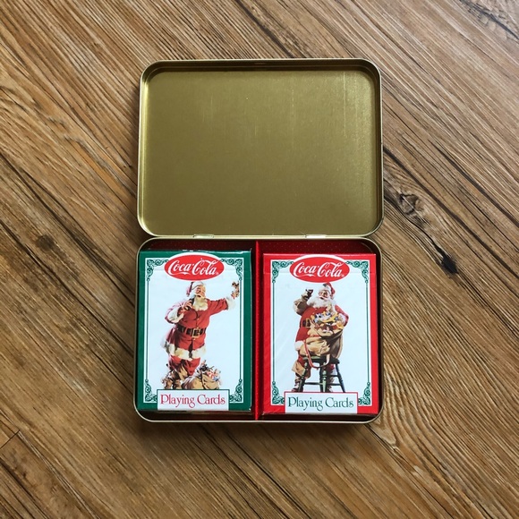 Coca Cola | Holiday | Coca Cola Nostalgia Santa Playing Cards | Poshmark